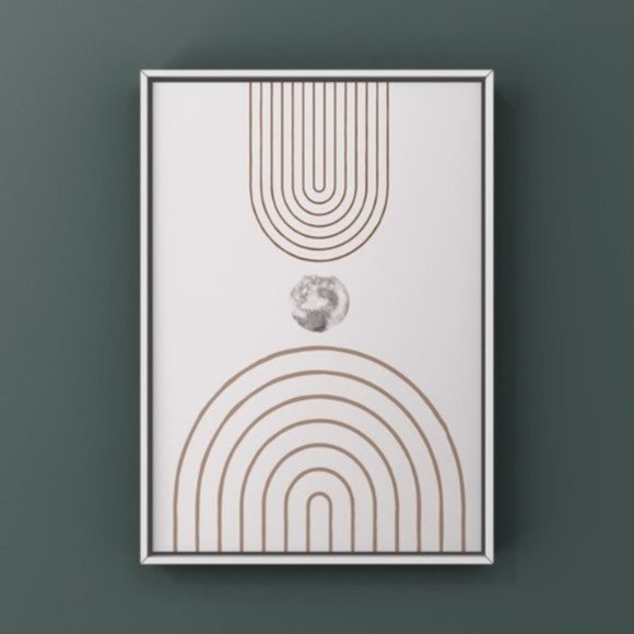 Triad Art & Design | Art | Minimalist Mid Century Modern Abstract Art ...